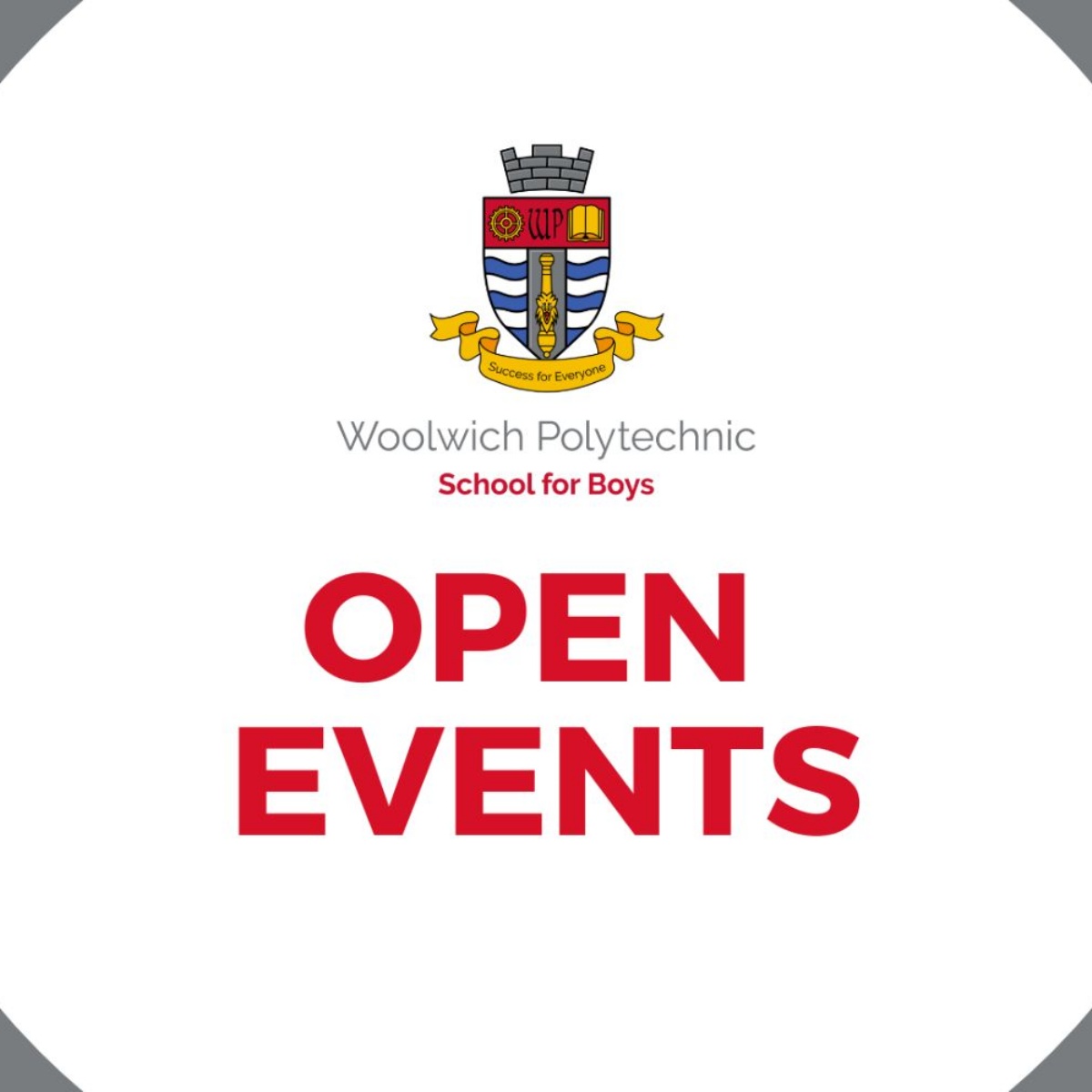 Woolwich Polytechnic School for Boys - Open Events - Discover what makes our school so special!